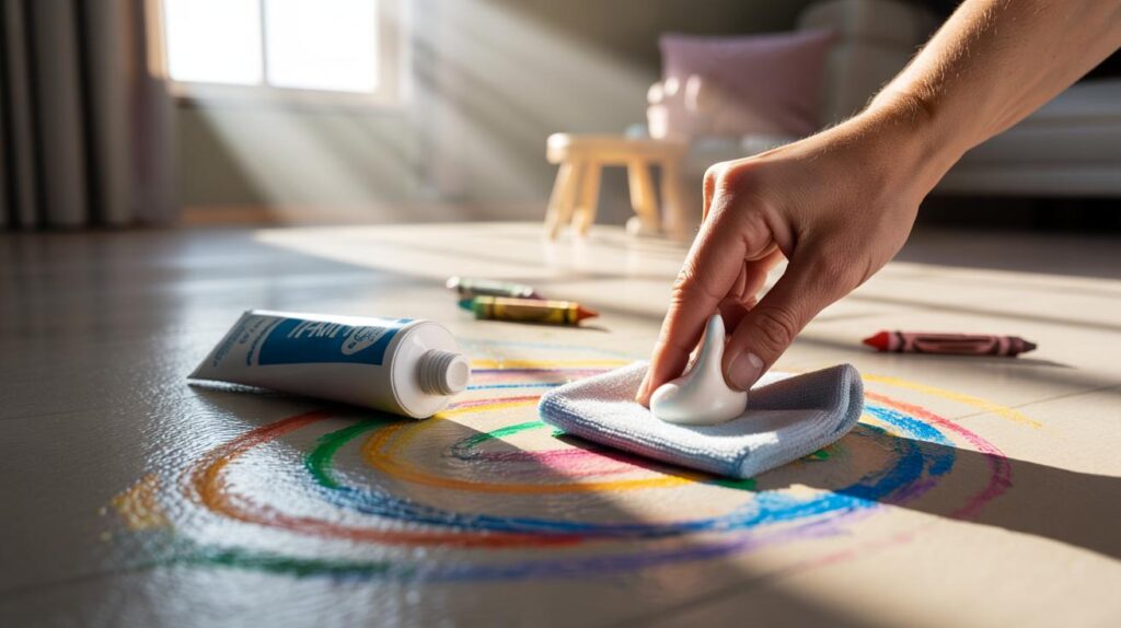 Erase Crayon Marks with Toothpaste: How gentle abrasives lift colors ...