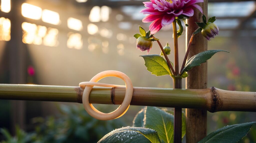 Flower Blooms Exponentially: How a Rubber Band Supports Growth Safely ...