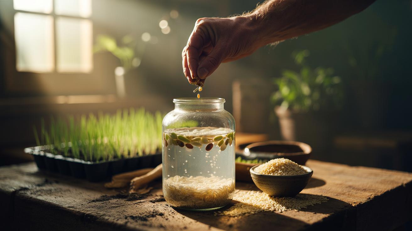 Maximise Seed Germination with Rice Water: Why soaking seeds doubles ...