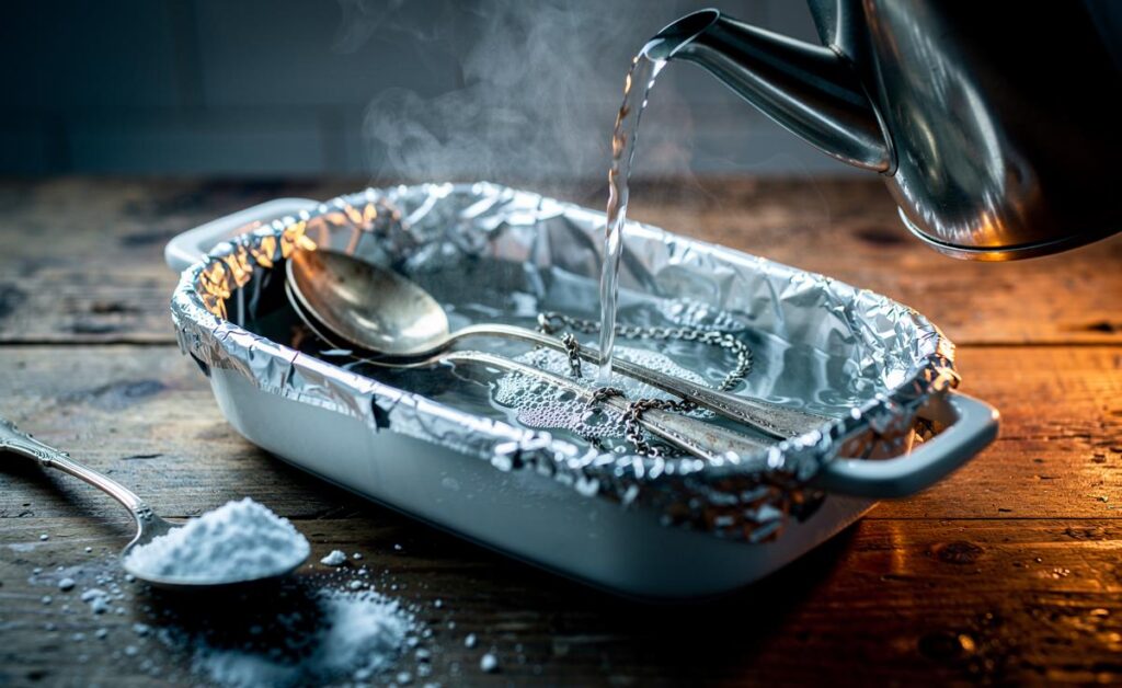 Polish Silver with Aluminium Foil: How Simple Chemical Reaction Removes ...